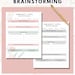 S.M.A.R.T. Goal BRAINSTORMING | Goal Setting | Printable PDF | Digital ...
