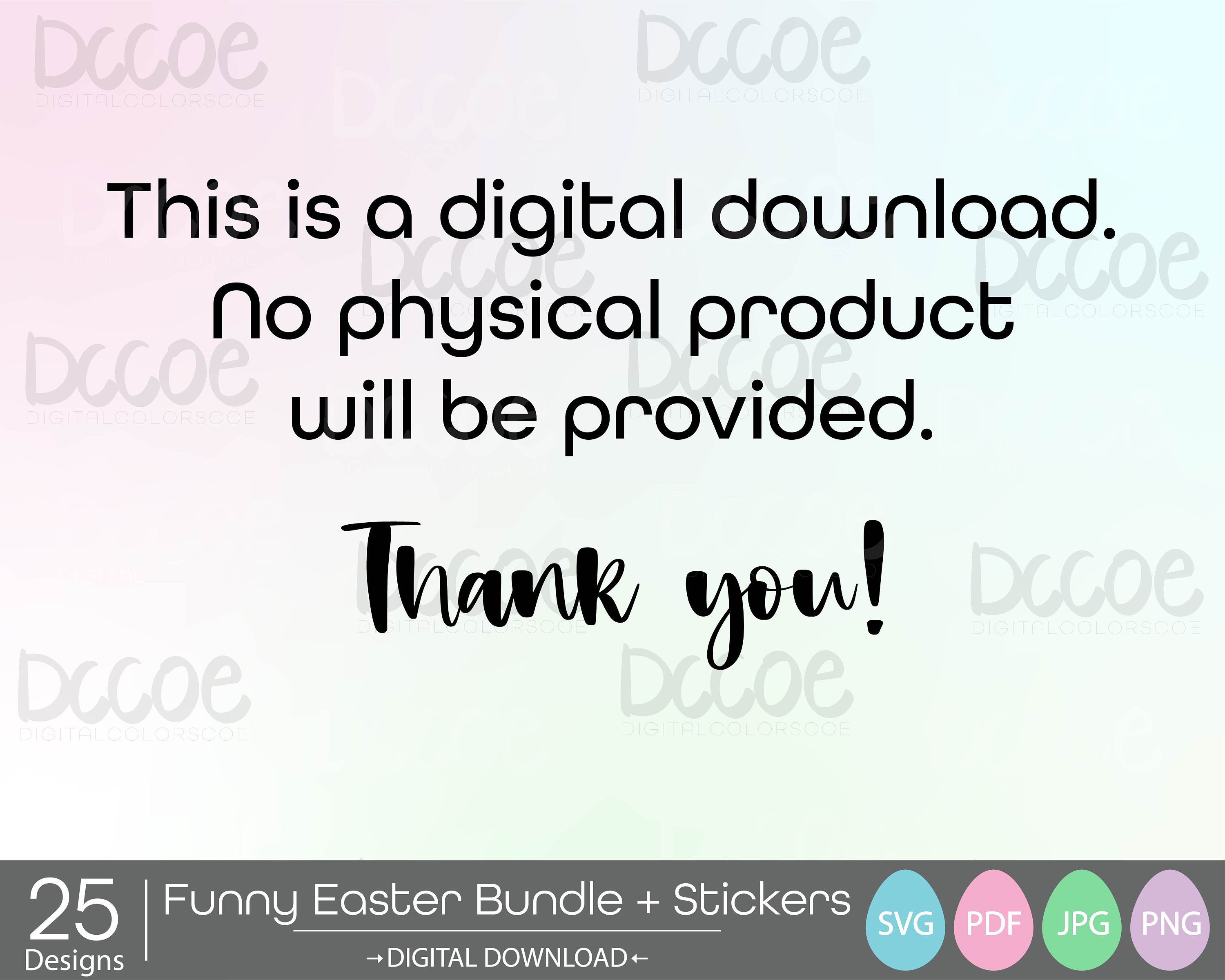 Funny Easter Bundle Svg Funny Happy Easter Stickers Bunny Easter Egg ...