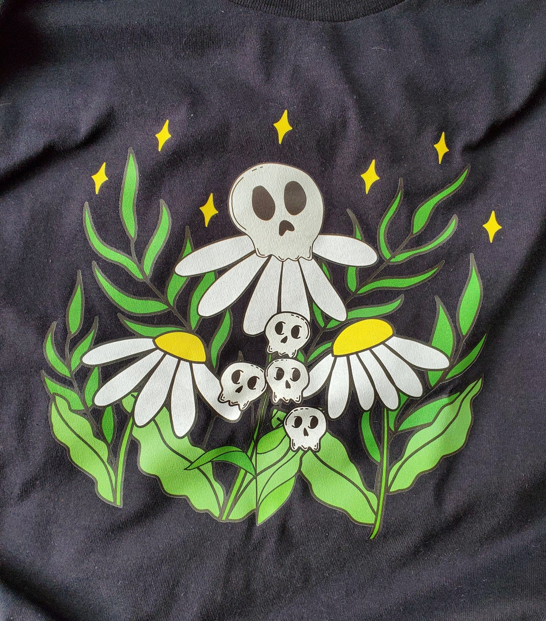 Spooky Garden, PNG, Skeleton, Skull Flowers - Etsy