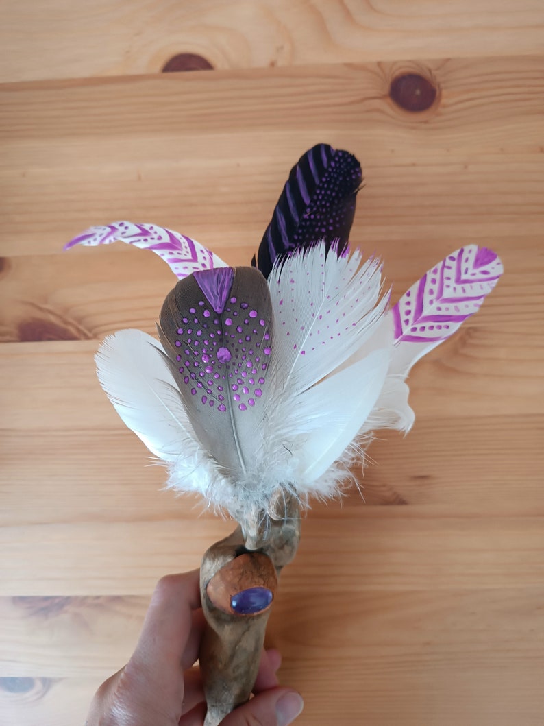 Smudging Feather Fan for Smudging Ritual Shaman Tool - Etsy