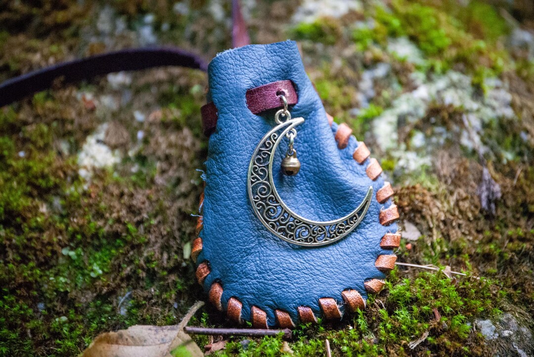 Mini Pouch, Medicine Pouch Bag, Small Leather Pouch,talisman Neck Pouch ...