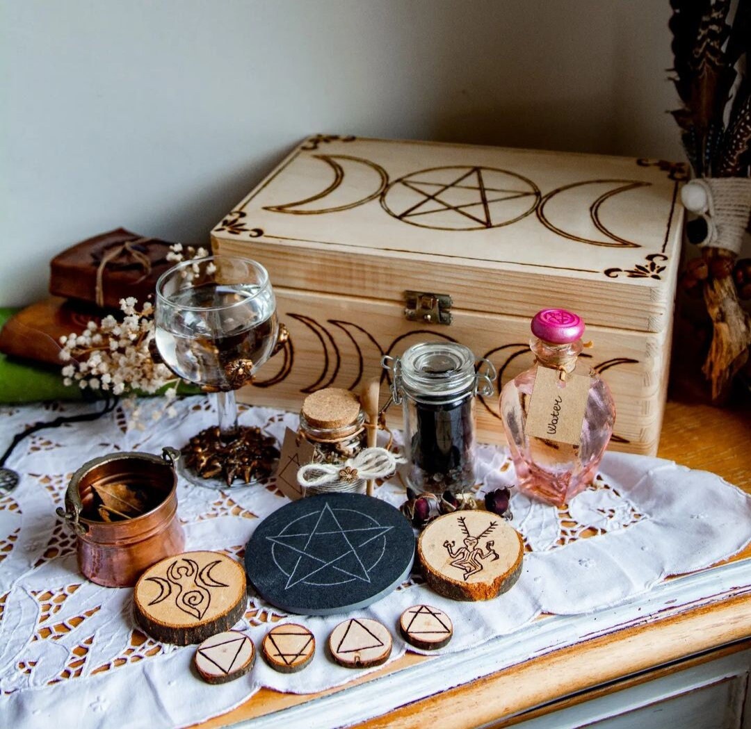 Witch Starter Box Spiritual Starter Box Witchcraftkit Witch - Etsy