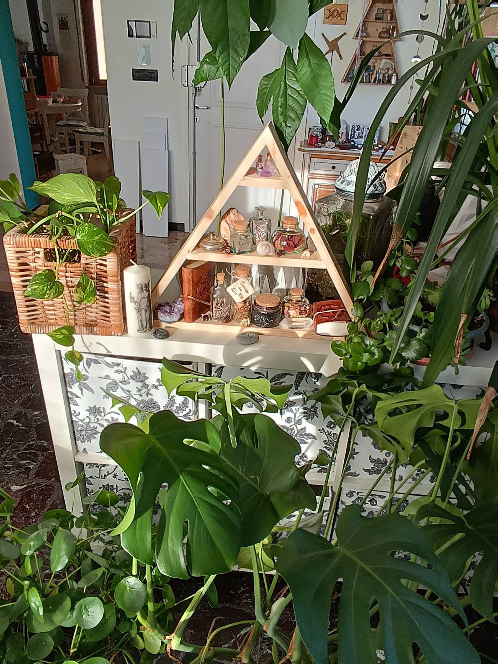 Triangular Wooden Shelving, Triangle in Wood, Wooden Shelving - Etsy