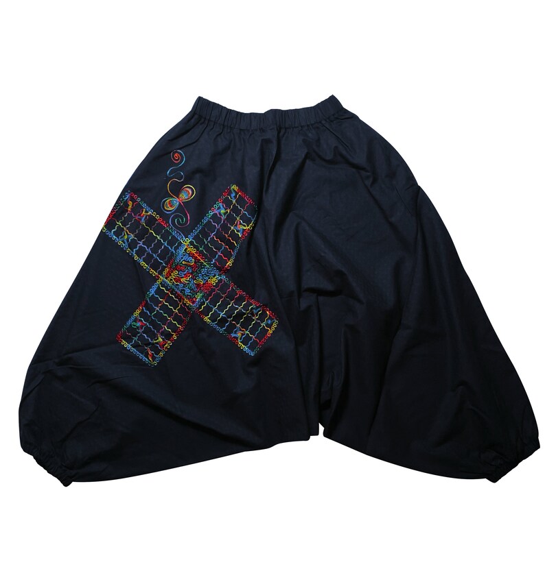 100% Cotton Unisex Embroidered Harem Pants + Board Game - Barjees - - Etsy