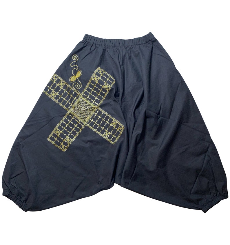 100% Cotton Unisex Embroidered Harem Pants + Board Game - Barjees - - Etsy