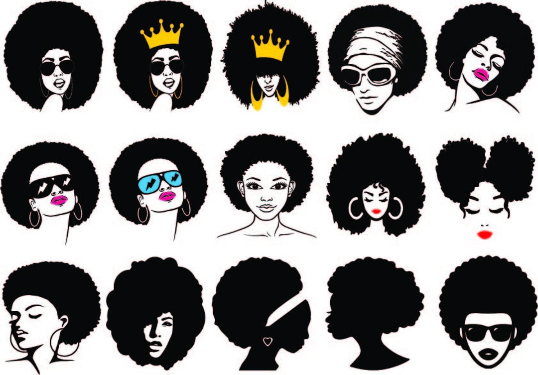 Messy Bun Svg Bundle Momlife Svg Mom Life Svg Black Woman Etsy