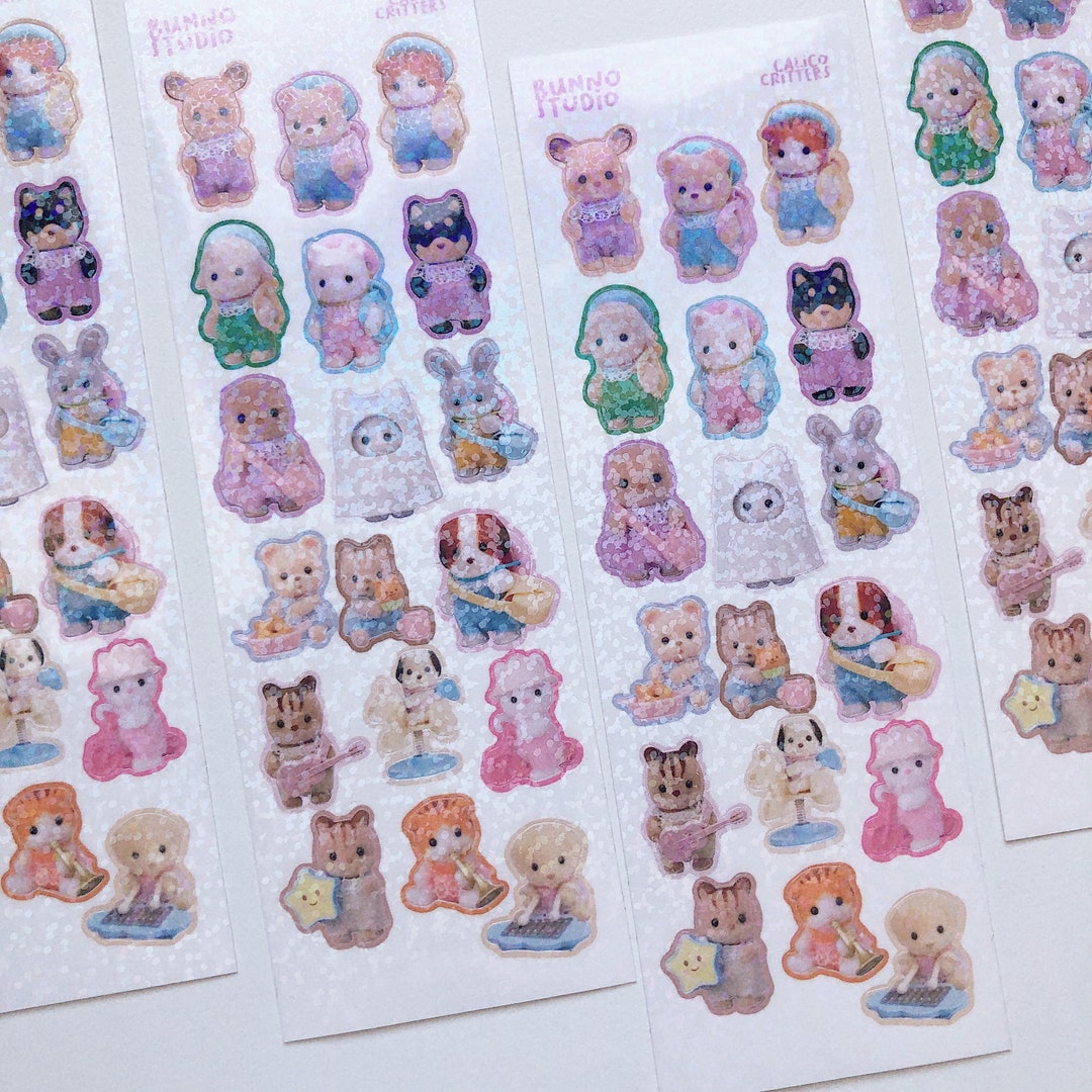 Critters Plush Sticker Sheet Cute Sticker, Journaling, Kpop Deco ...