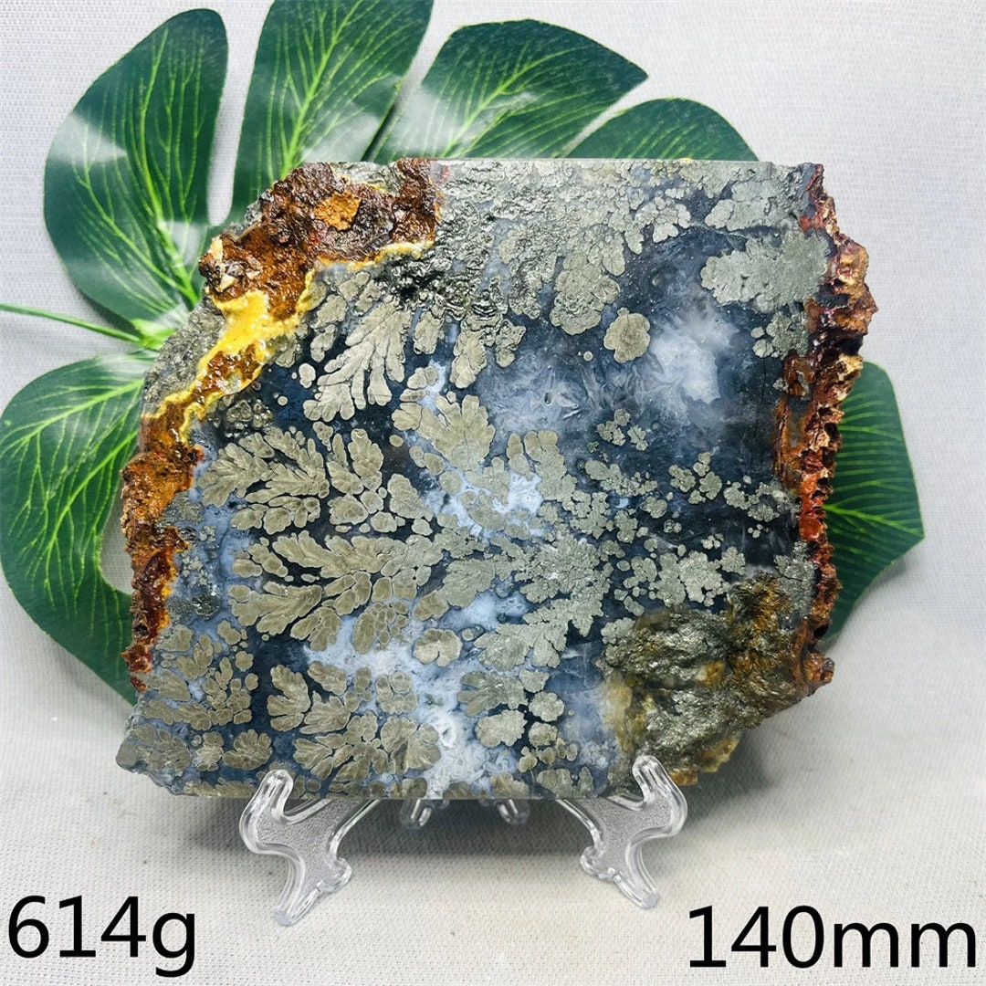 You Choose Marcasite Agate Slab, Jewelrylous Cristal Pyrite in Agate ...