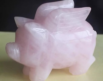 Crystal Angel Pig - Etsy