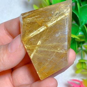 Star Golden Rutile Quartz Freeform, Jewelrylous Natural Rutilated ...