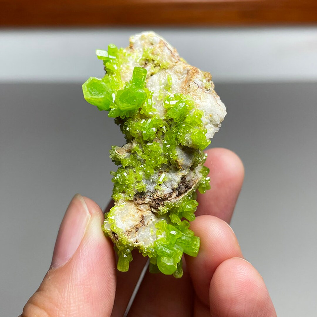 High Quality Raw Pyromorphite Specimen, Jewelrylous Vibrant Green ...