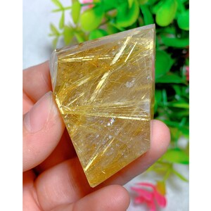 Star Golden Rutile Quartz Freeform, Jewelrylous Natural Rutilated ...