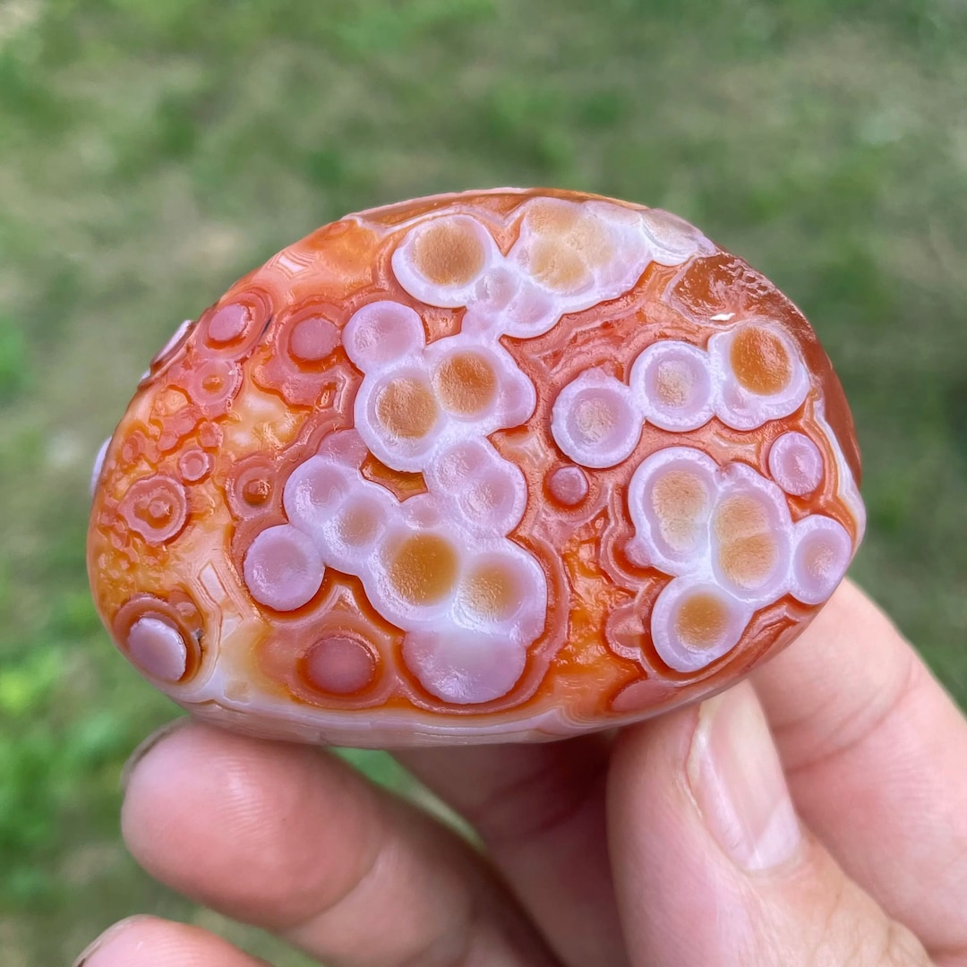 Spectacular Rare Gobi Eye Agate Palm Stone Jewelrylous Gobi - Etsy