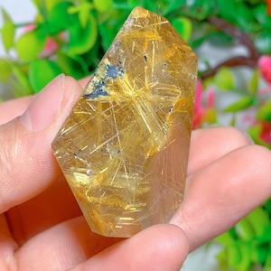 Star Golden Rutile Quartz Freeform, Jewelrylous Natural Rutilated ...