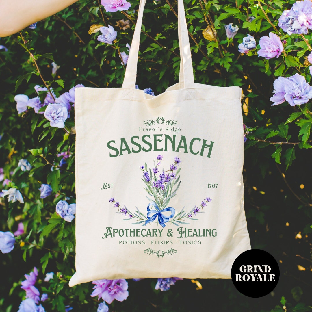 Sassenach Apothecary Tote Bag, Sassenach, Outlander, Outlander Gift ...