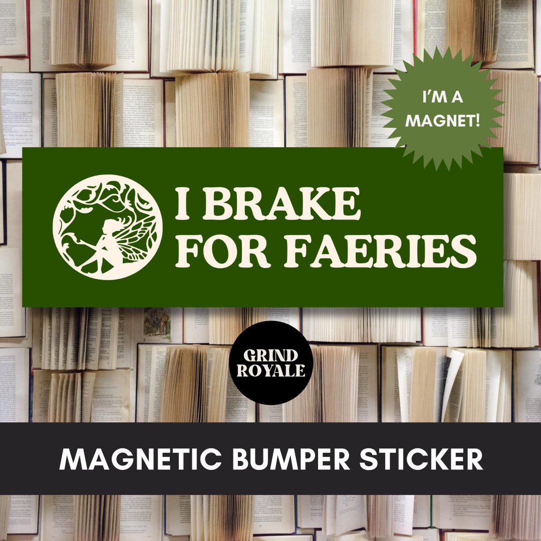 Fairy Bumper Car Magnet, Car Magnet Funny, Funny Bumper Sticker,bumper ...