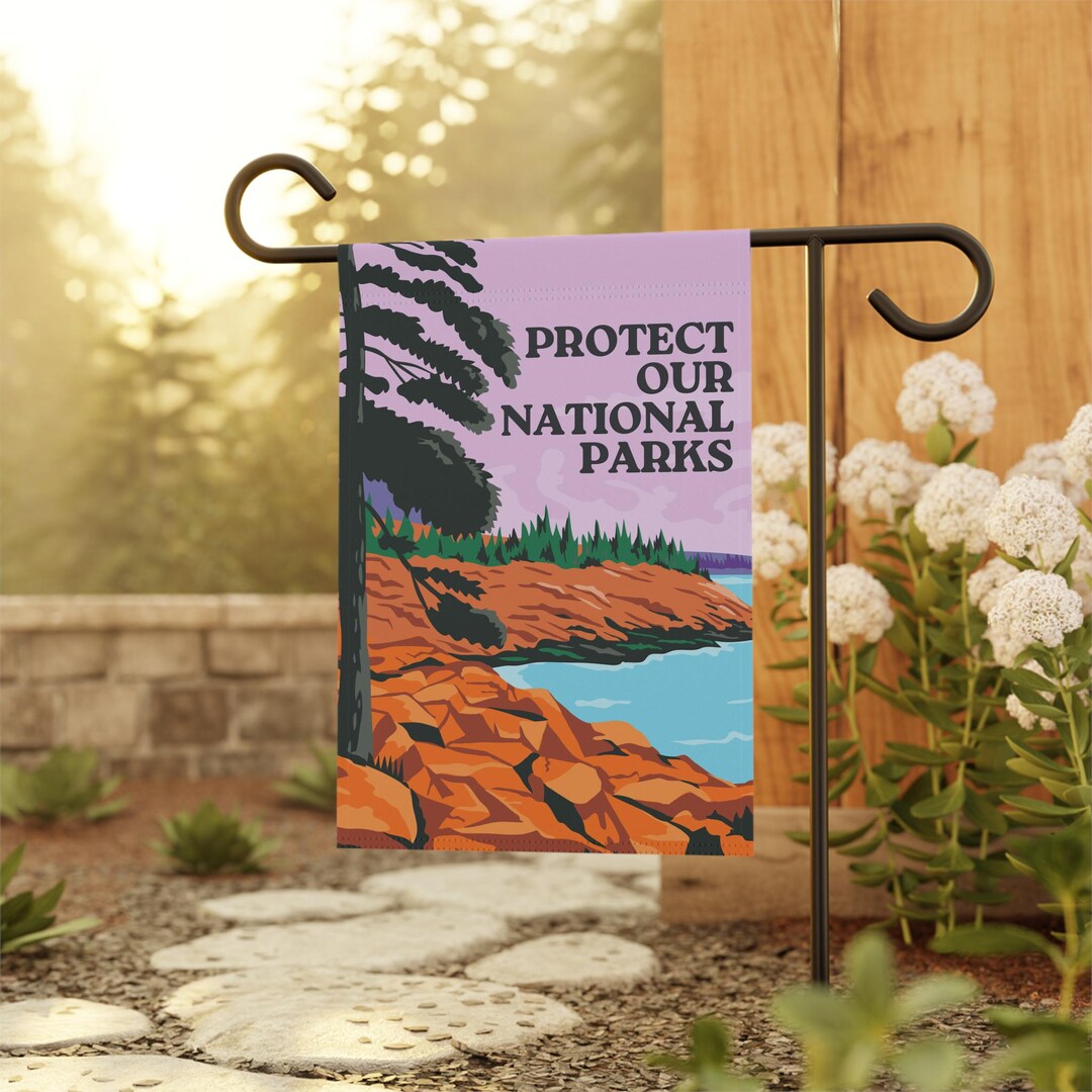Protect Our National Parks Yard Banner, Resist Fascism, Anti Donald ...