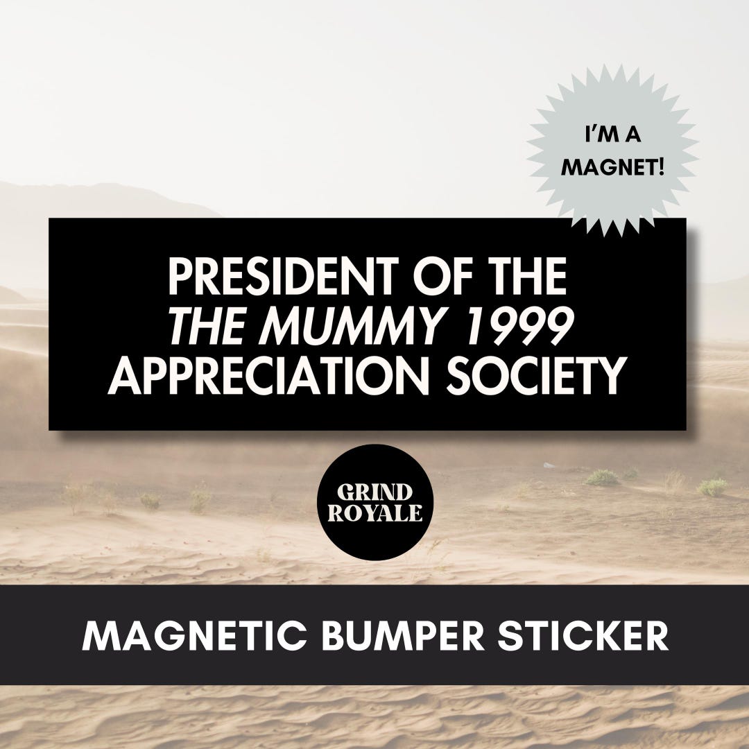 The Mummy Bumper Sticker, Car Magnet Funny, Car Bumper Sticker Magnet ...