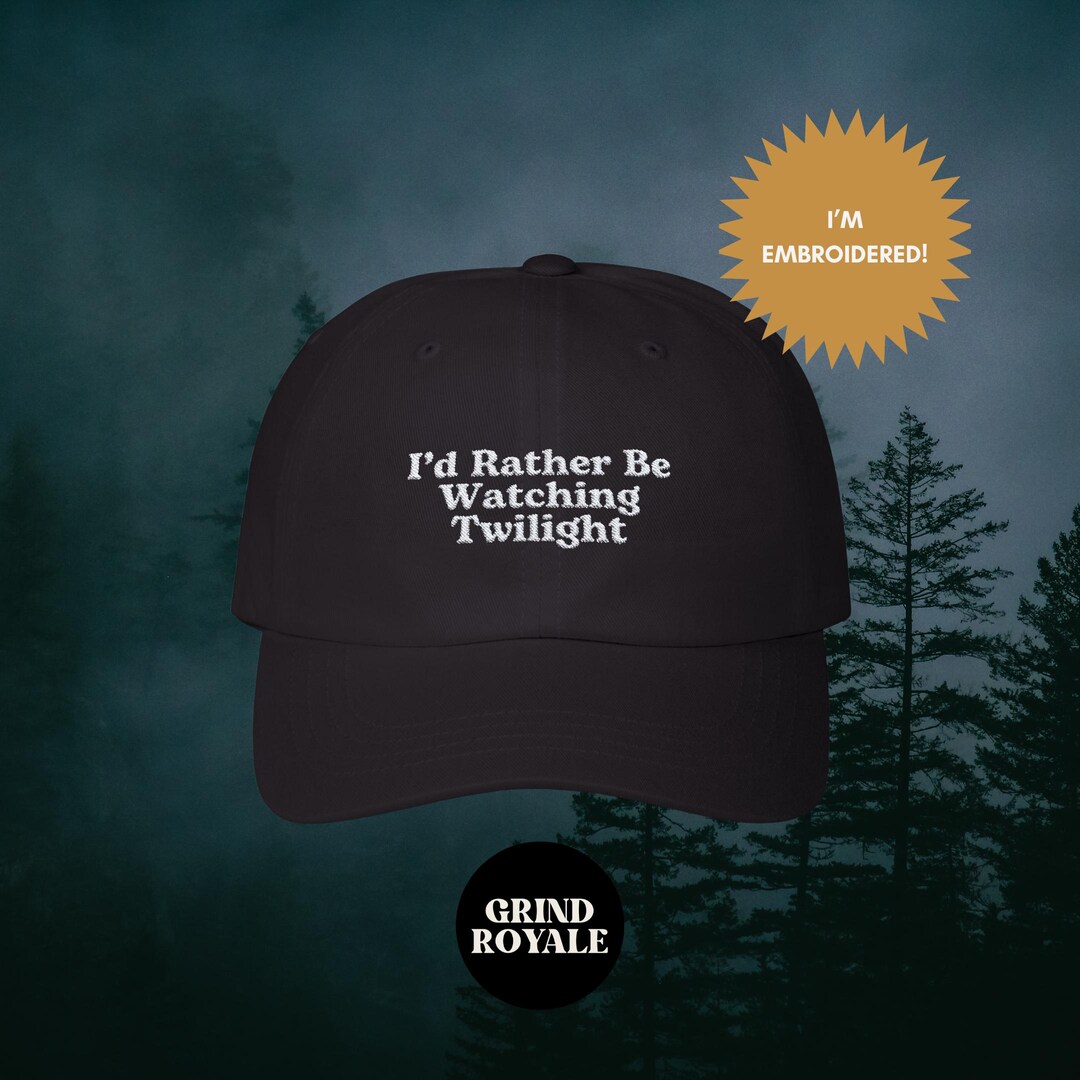 Vampire Embroidered Hat, Dad Hat, Baseball Hats, Book Lover Gift ...