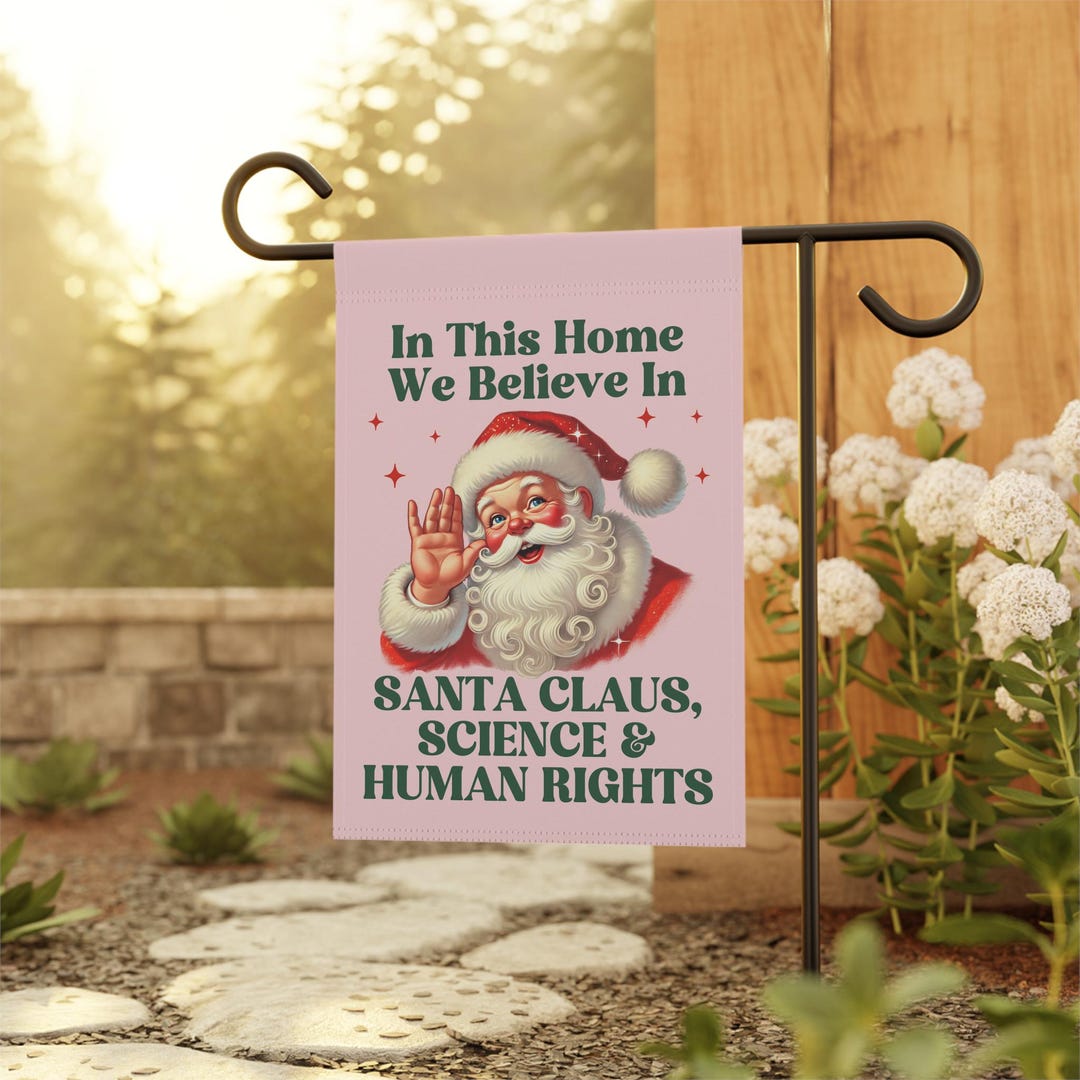 Progressive Liberal Holiday Garden Flag, Social Activist Flag,democrat ...