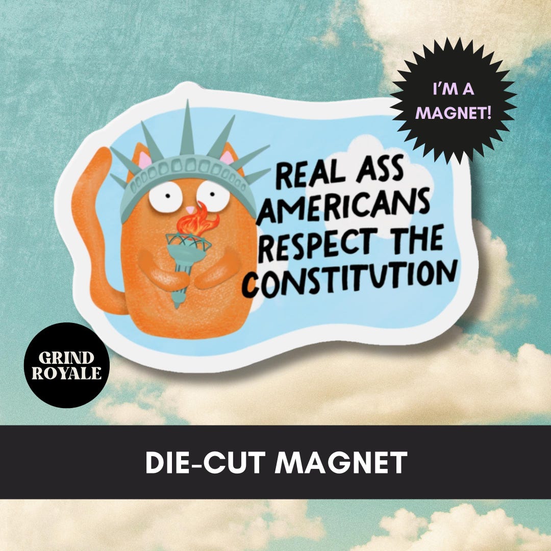 Anti Die Cut Magnet, Anti MAGA Magnet, Anti , Liberal Gift, Gift for ...