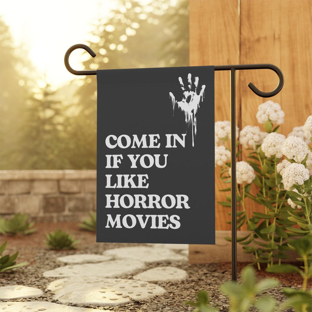 Horror Garden Flag, Witchy Garden Flag, Halloween House Banner, Fall ...