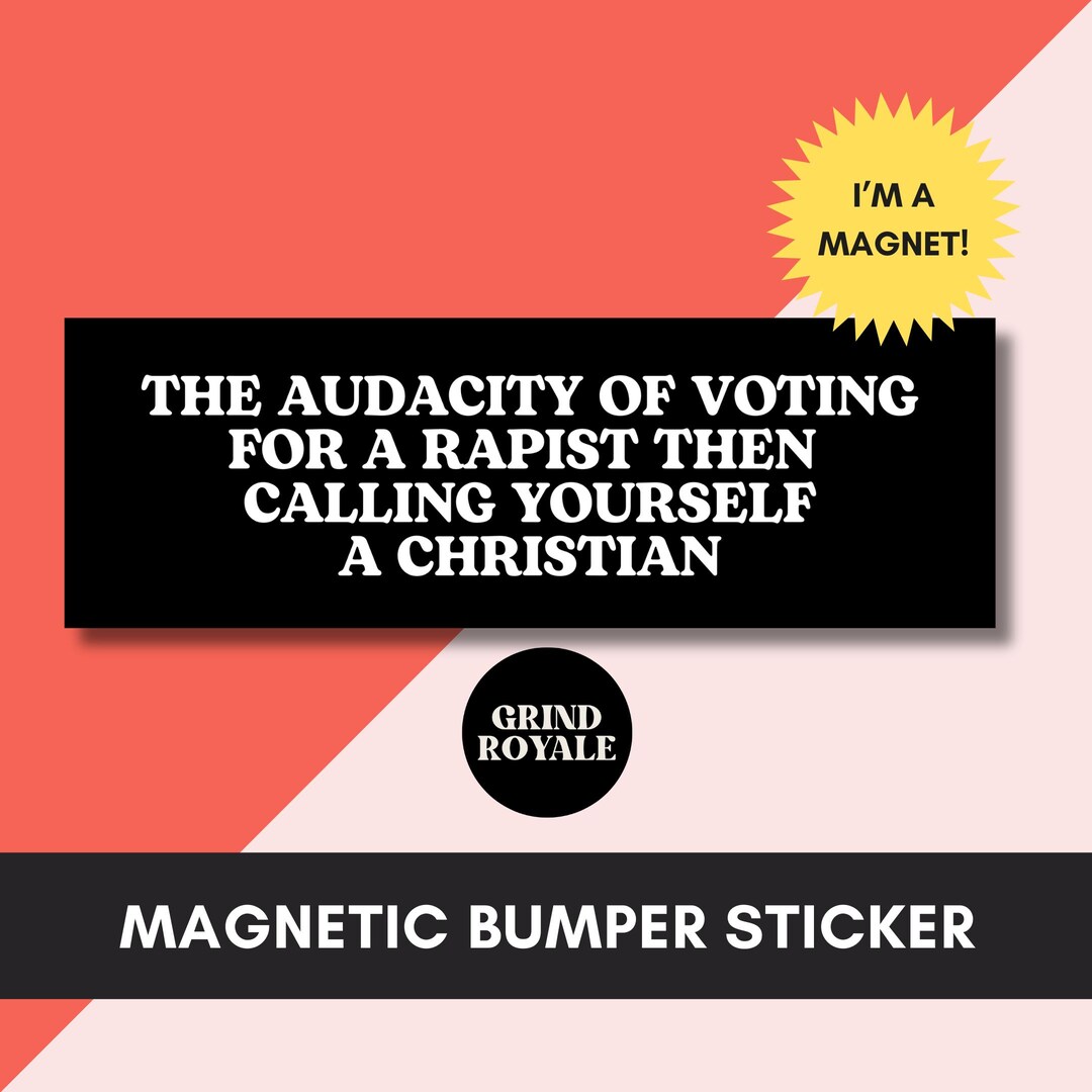 Feminist Bumper Sticker, Car Magnet Bumper Sticker, Progressive Liberal ...