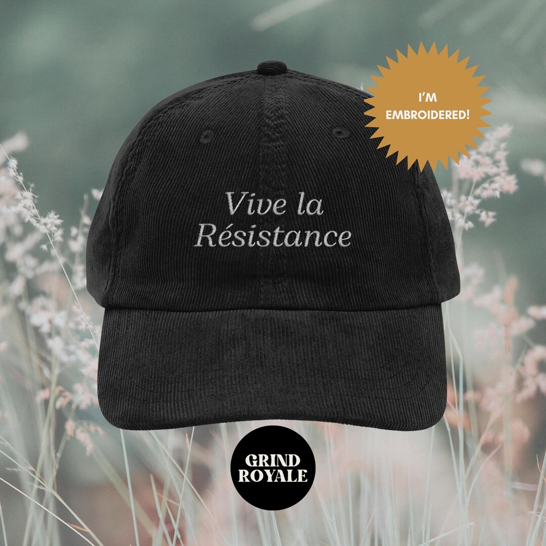 Vintage Embroidered Vive La Résistance Anti Trump Anti Maga Liberal Hat ...