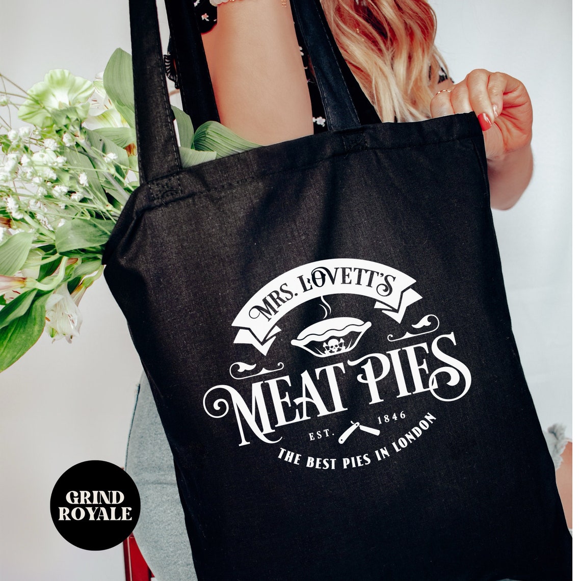 Horror Meat Pies Tote, Musical Theater Bag, Gifts for Nerds, Broadway ...