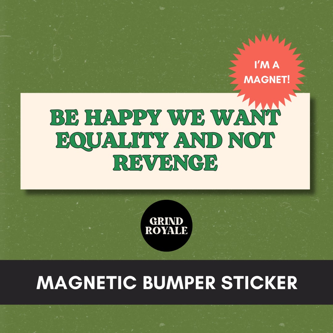 Social Activism Sticker, Car Sticker Funny, Car Bumper Sticker, Bumper ...