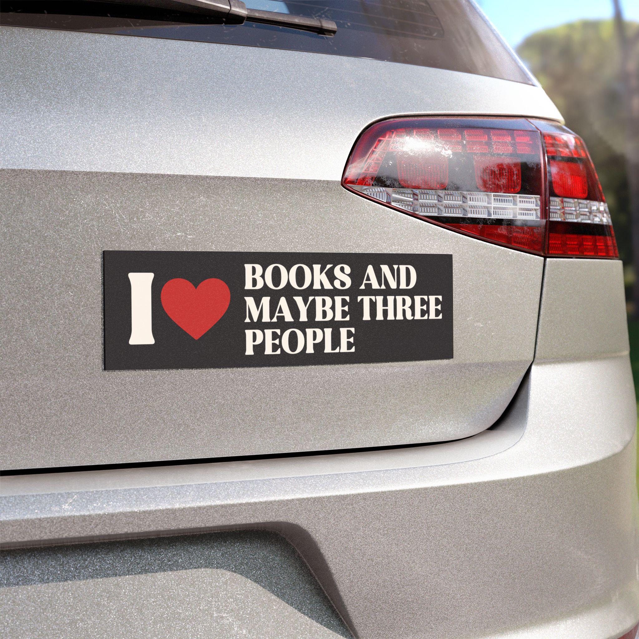 Reader Bumper Sticker, Funny Car Magnet, Bumper Sticker, Gifts for ...