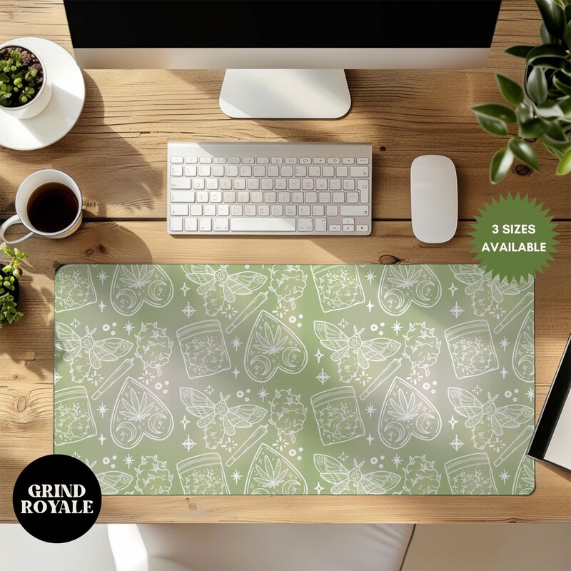 Green Desk Mat - Etsy