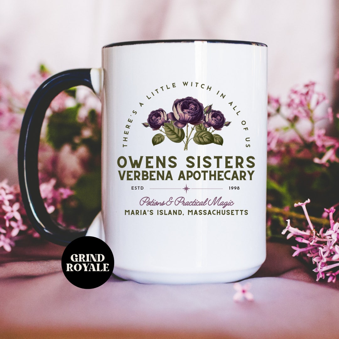 Owens Sisters Verbena Apothecary Coffee Mug, Witch Coffee Mug ...