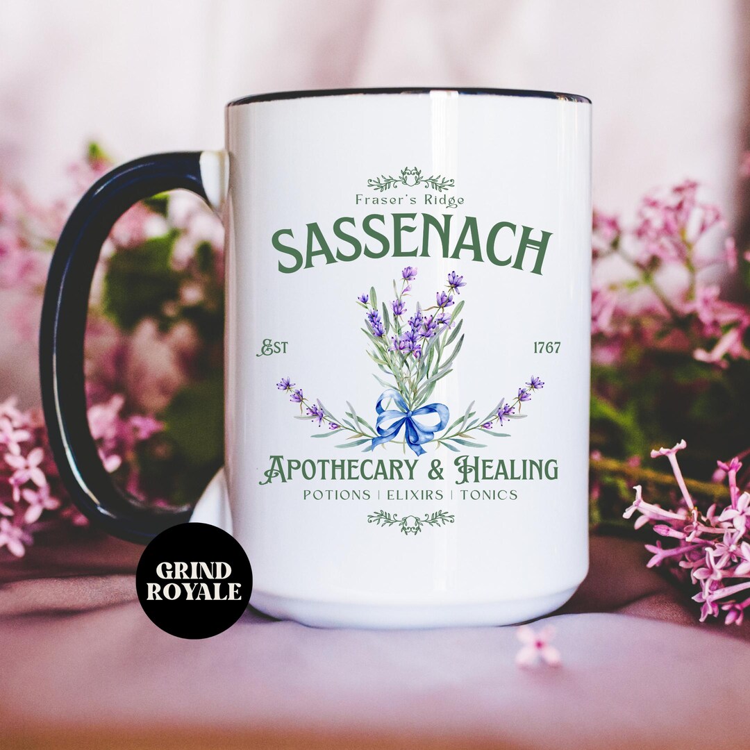 Sassenach Coffee Mug, Claire Fraser, Outlander Book Series, Jamie ...