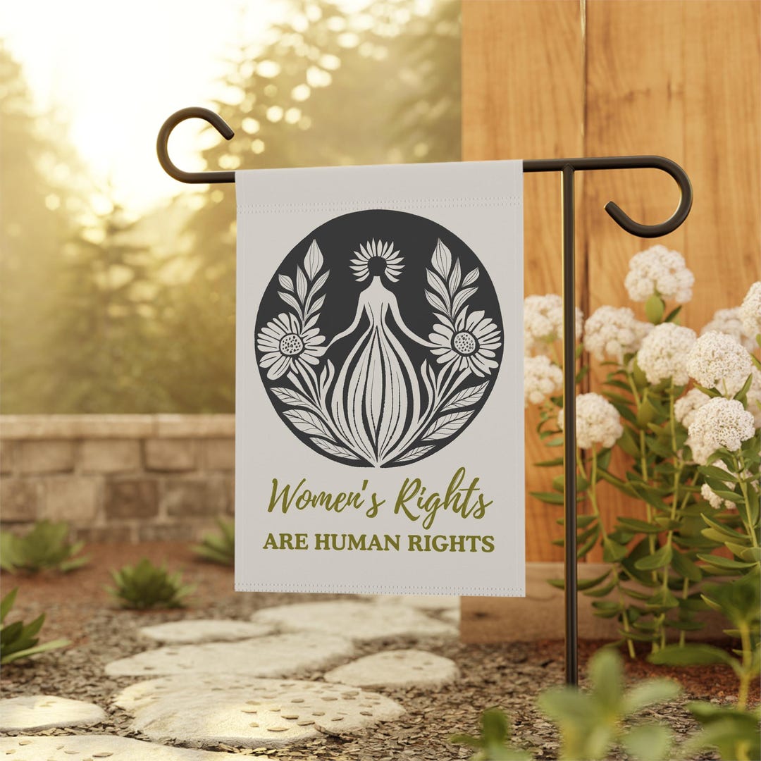 Feminist Social Activist Flag, Kindness Garden Flag, Democrat Garden ...