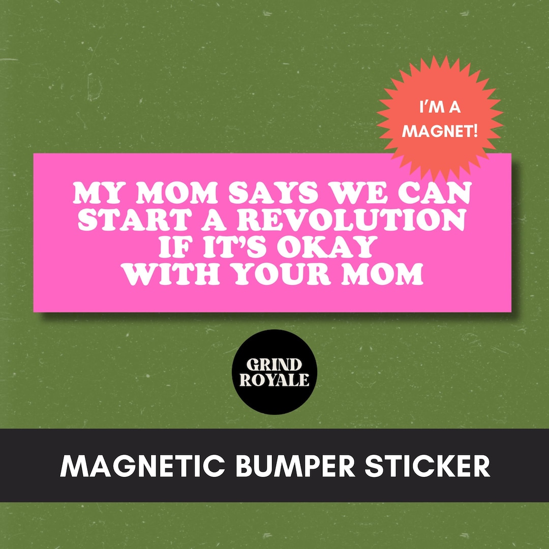 Anti Fascism Car Magnet Bumper Sticker, Progressive Liberal Feminist ...