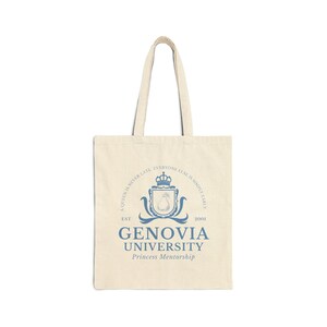 Genovia University Tote Bag, Princess Diaries, Genovia, Princess ...