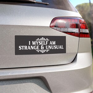 Strange & Unusual Goth Bumper Car Magnet,funny Bumper Sticker Magnet ...