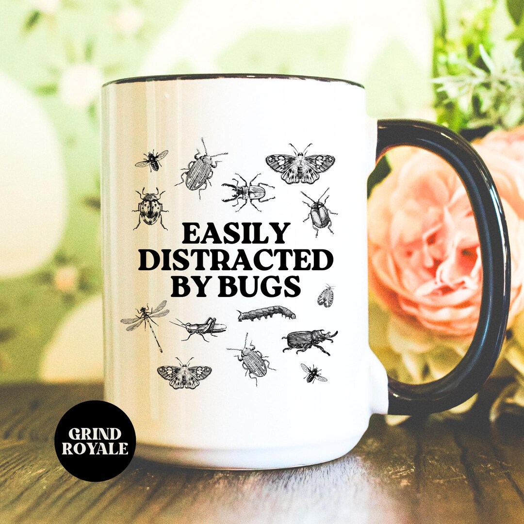 Insect Lover Entomology Coffee Mug, Bugs Coffee Mug, Funny Coffee Mug ...