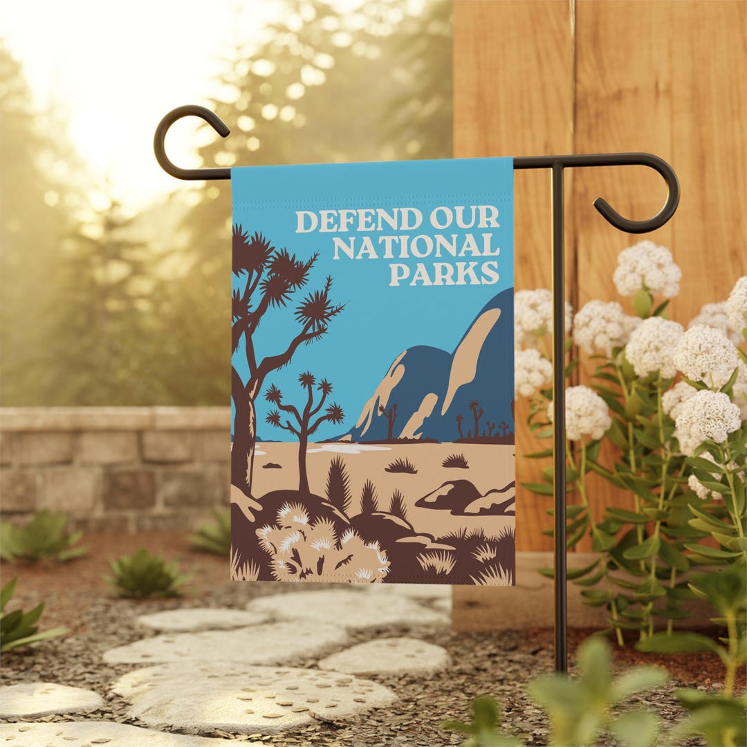 Defend Our National Parks Yard Banner, Resist Fascism, Anti Trump ...