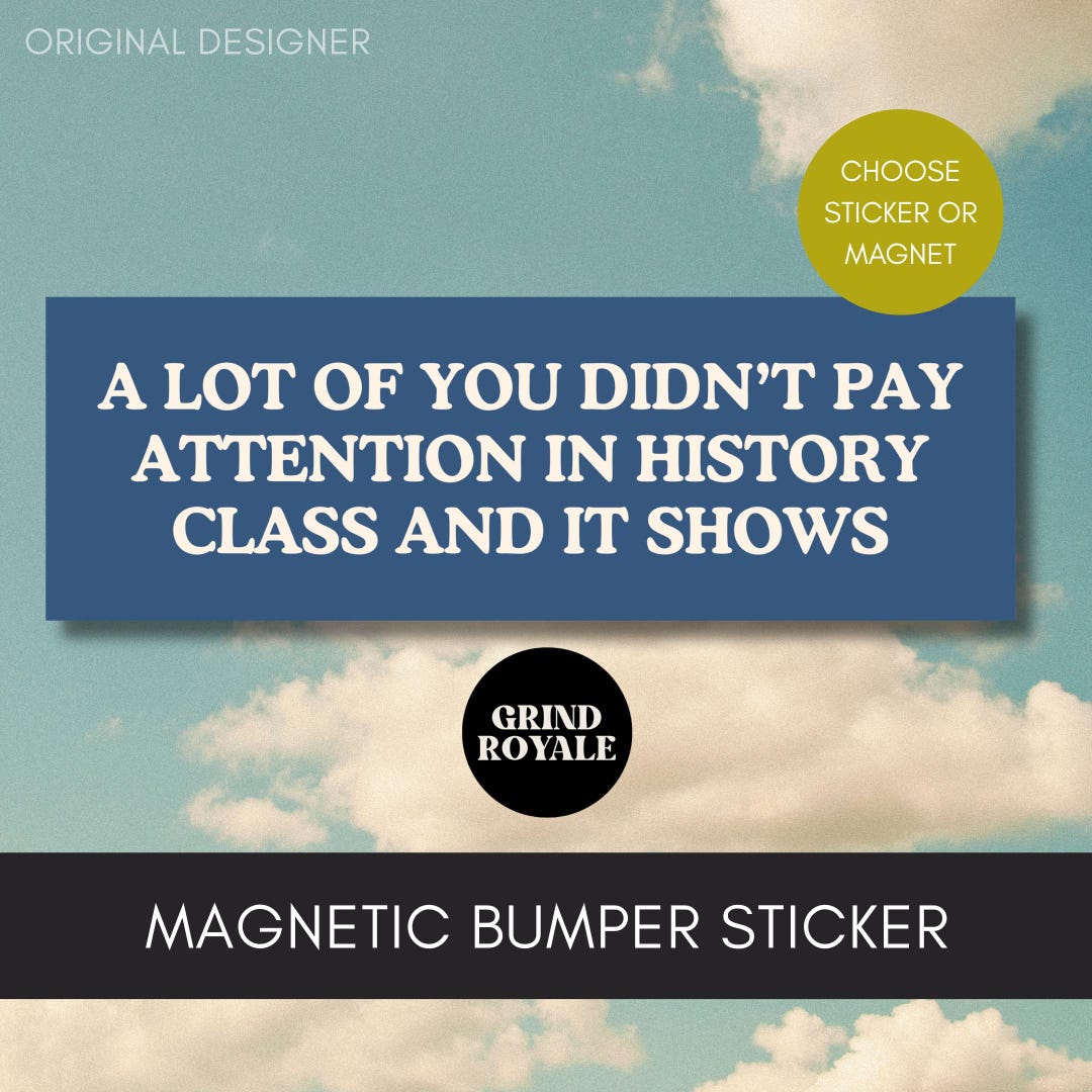 Liberal Bumper Sticker, Anti MAGA Car Magnet Bumper Sticker ...