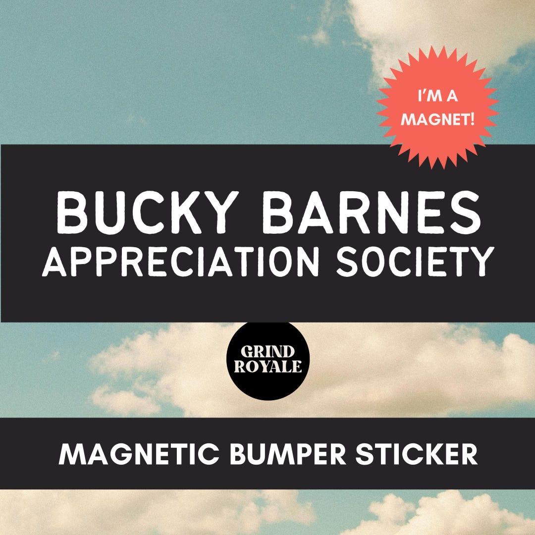Bucky Barnes Bumper Magnet,funny Bumper Sticker Magnet,bumper Sticker ...