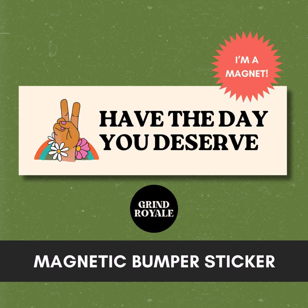 Funny Bumper Car Magnet, Car Magnet Funny, Funny Bumper Sticker,bumper ...