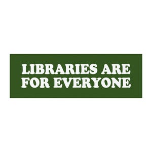 Library Bumper Sticker, Funny Car Magnet, Bumper Sticker, Gifts for ...