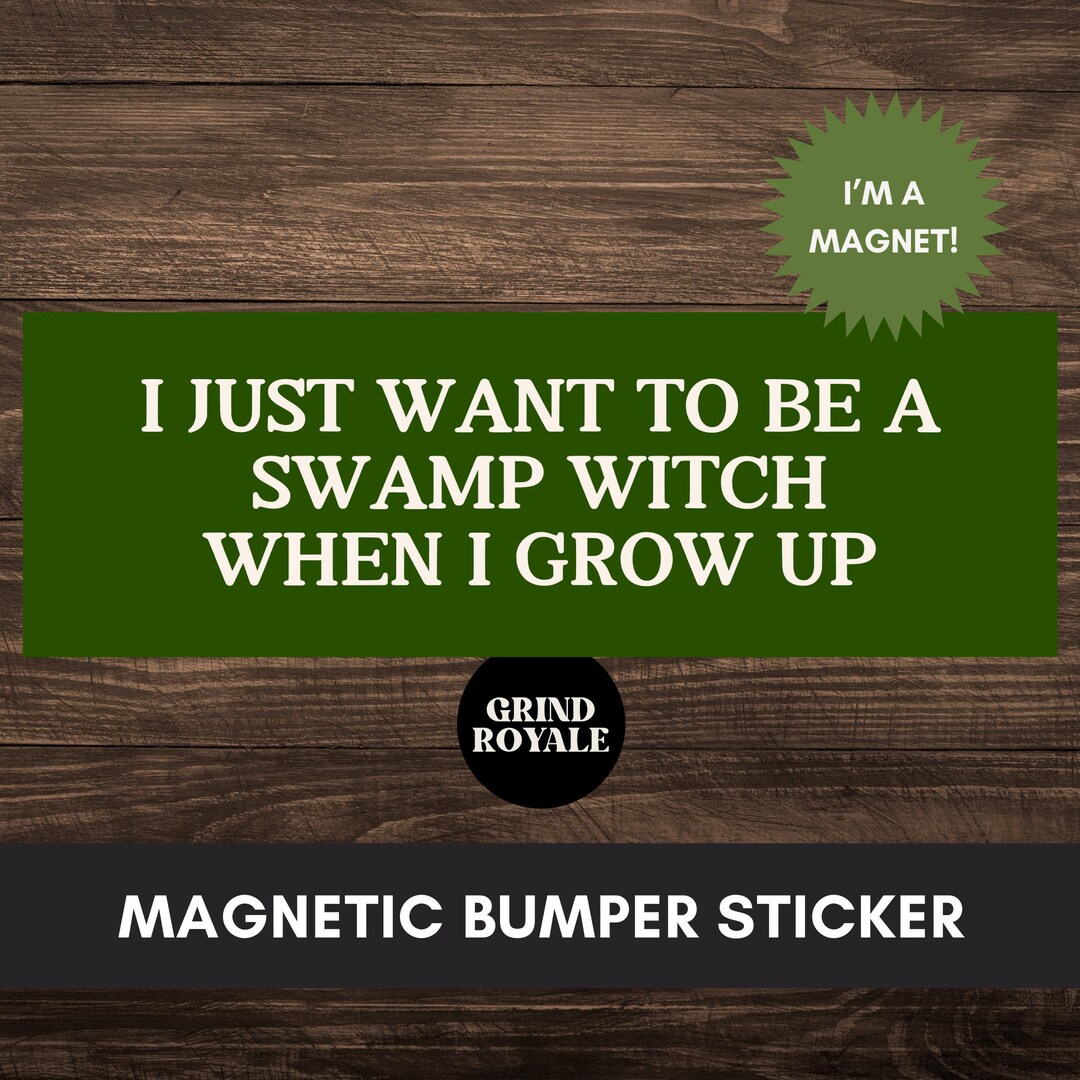 Funny Goth Bumper Car Magnet,car Magnet Funny, Funny Bumper Sticker ...