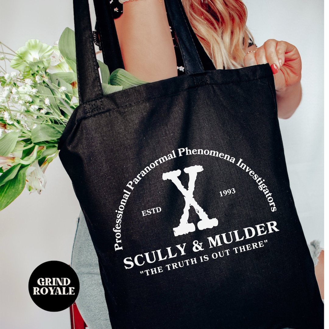 Scully & Mulder's Paranormal Investigation Tote Bag, the X-files, X ...