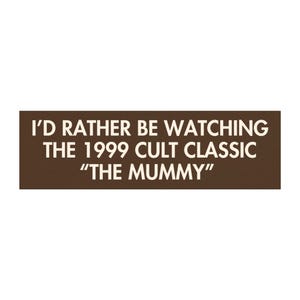The Mummy Bumper Sticker, Car Magnet Funny, Car Bumper Sticker Magnet ...