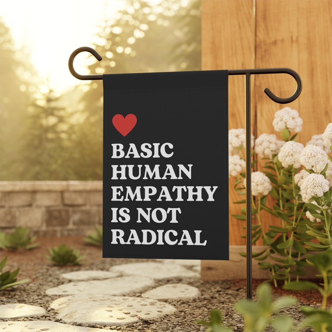 Social Activist Flag, Kindness Garden Flag, Democrat Garden Flag ...