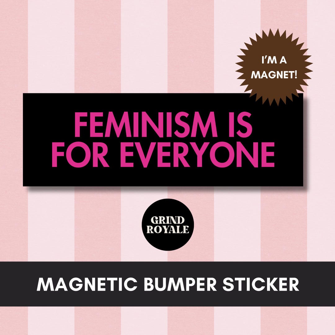Feminist Bumper Sticker, Funny Bumper Sticker, Women's Rights, Unhinged ...
