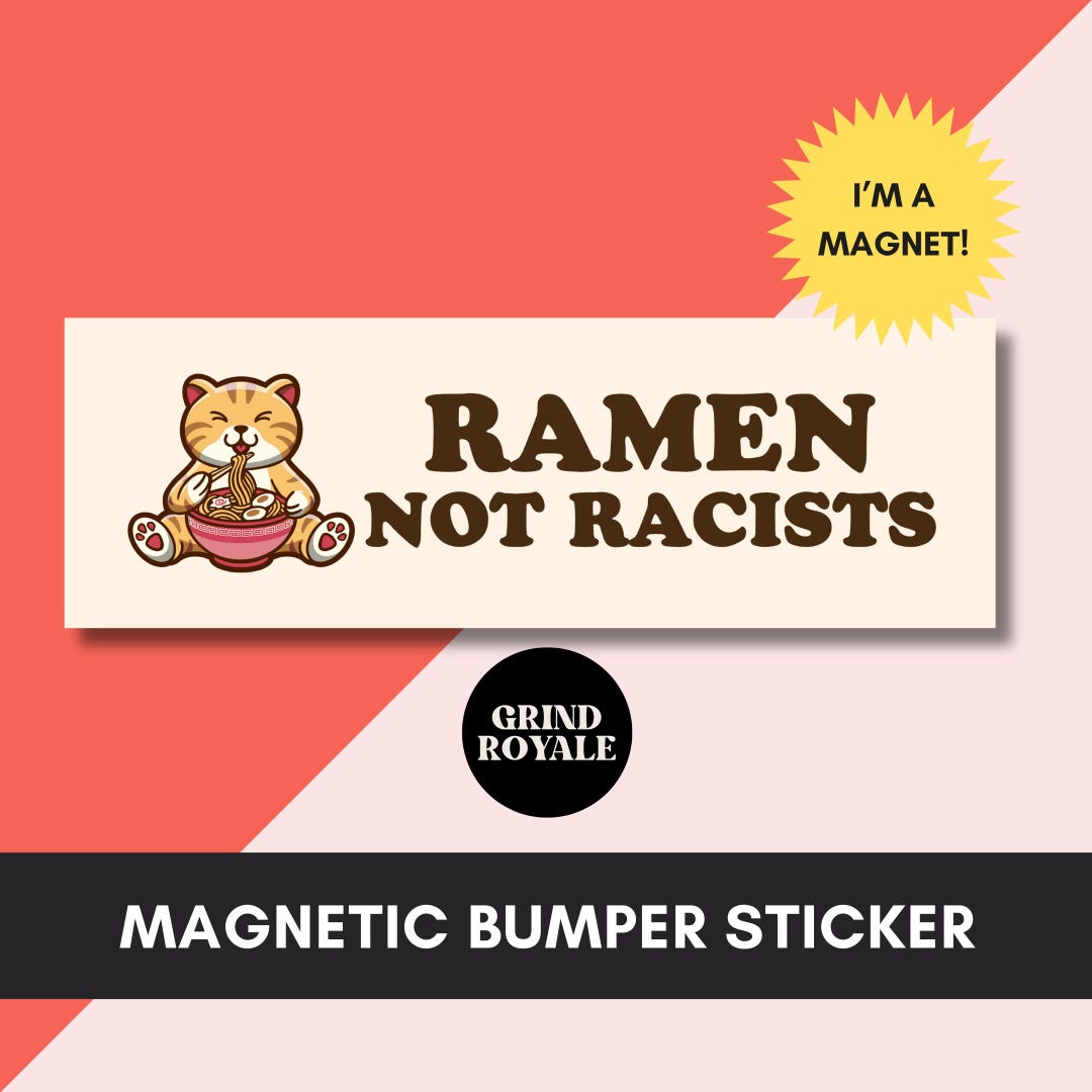 Don't Be Racist Sticker, Car Sticker Funny, Car Bumper Sticker, Bumper ...